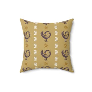 Adinkra Sankofa Symbol Pattern Throw Pillow | Unique African-inspired ...
