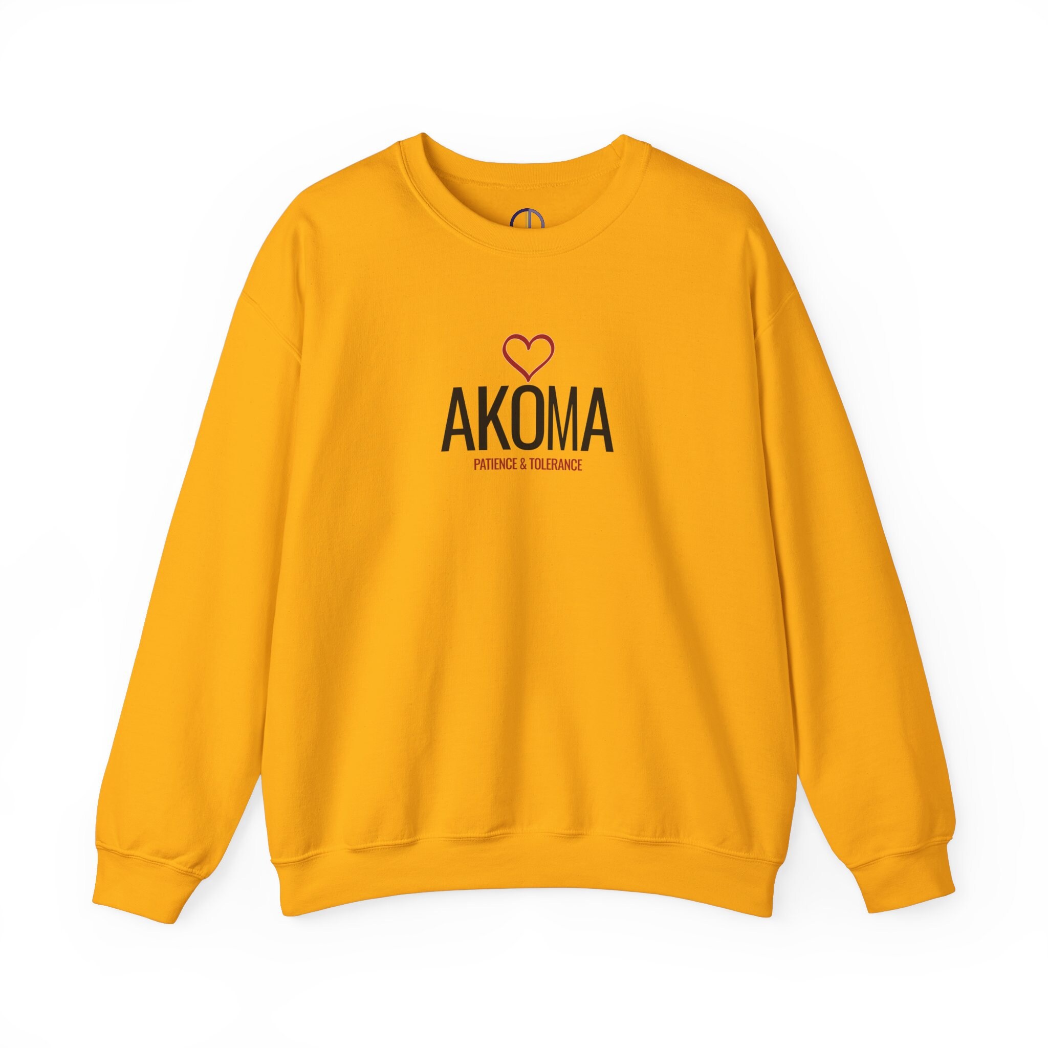 Adinkra Symbol Unisex Crew Neck Sweatshirt With Akoma Symbol - Patience ...