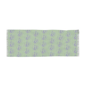 Adinkra Symbol Light Scarf, Beautiful Sankofa Bird Pattern Scarf With ...