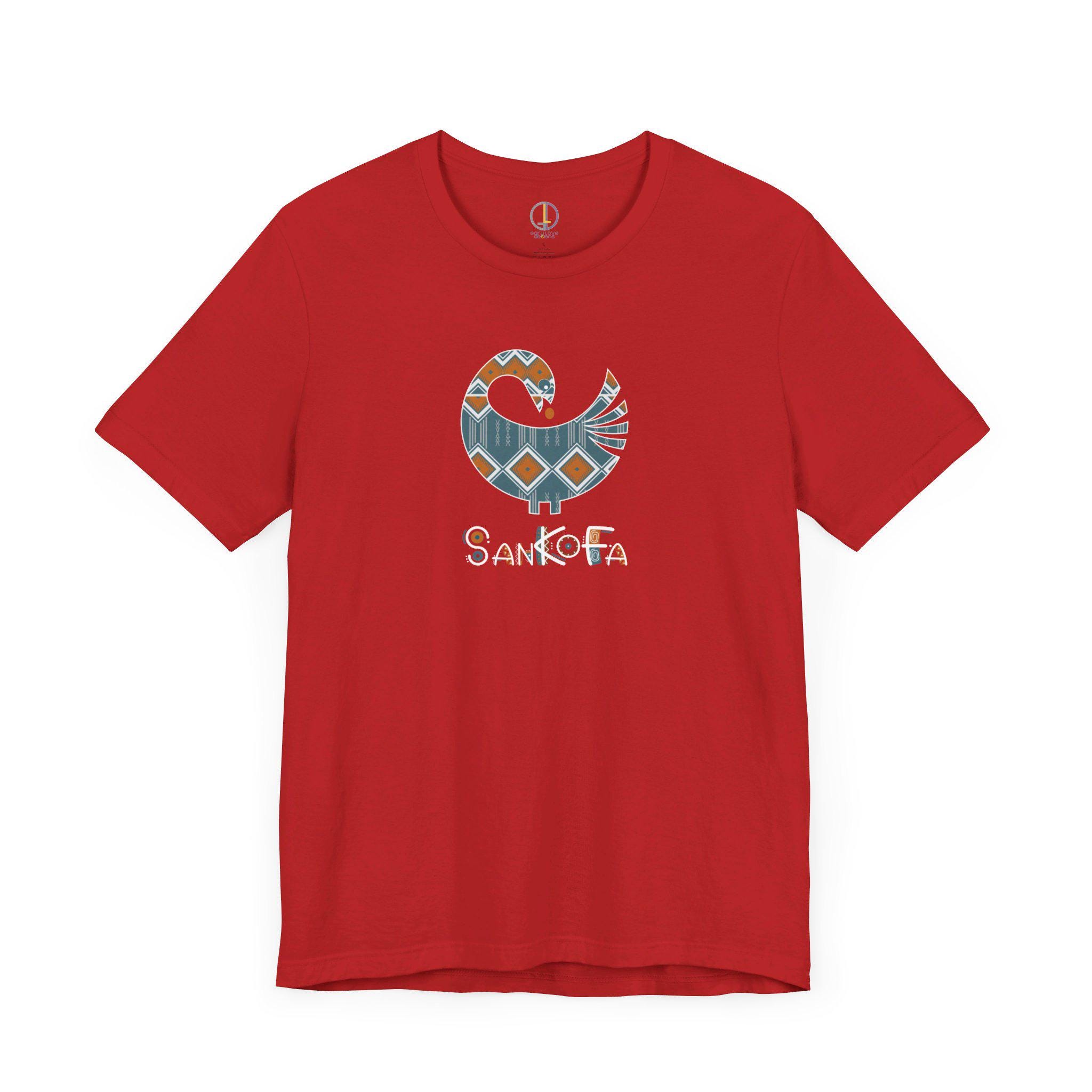 Adinkra Symbol Tshirt Sankofa Symbol With Pattern, Learn From the Past ...