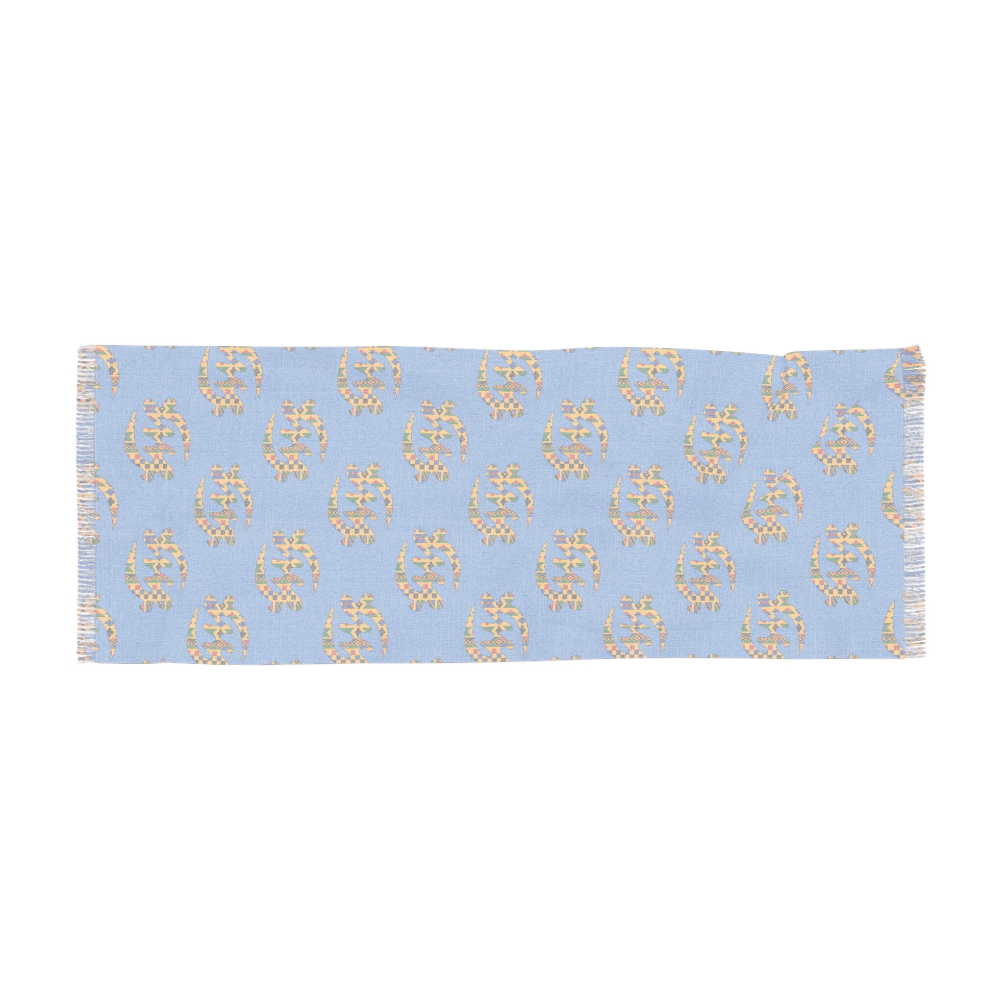 Adinkra Symbol Light Scarf, Beautiful Dweninmmen Symbol Pattern Scarf ...