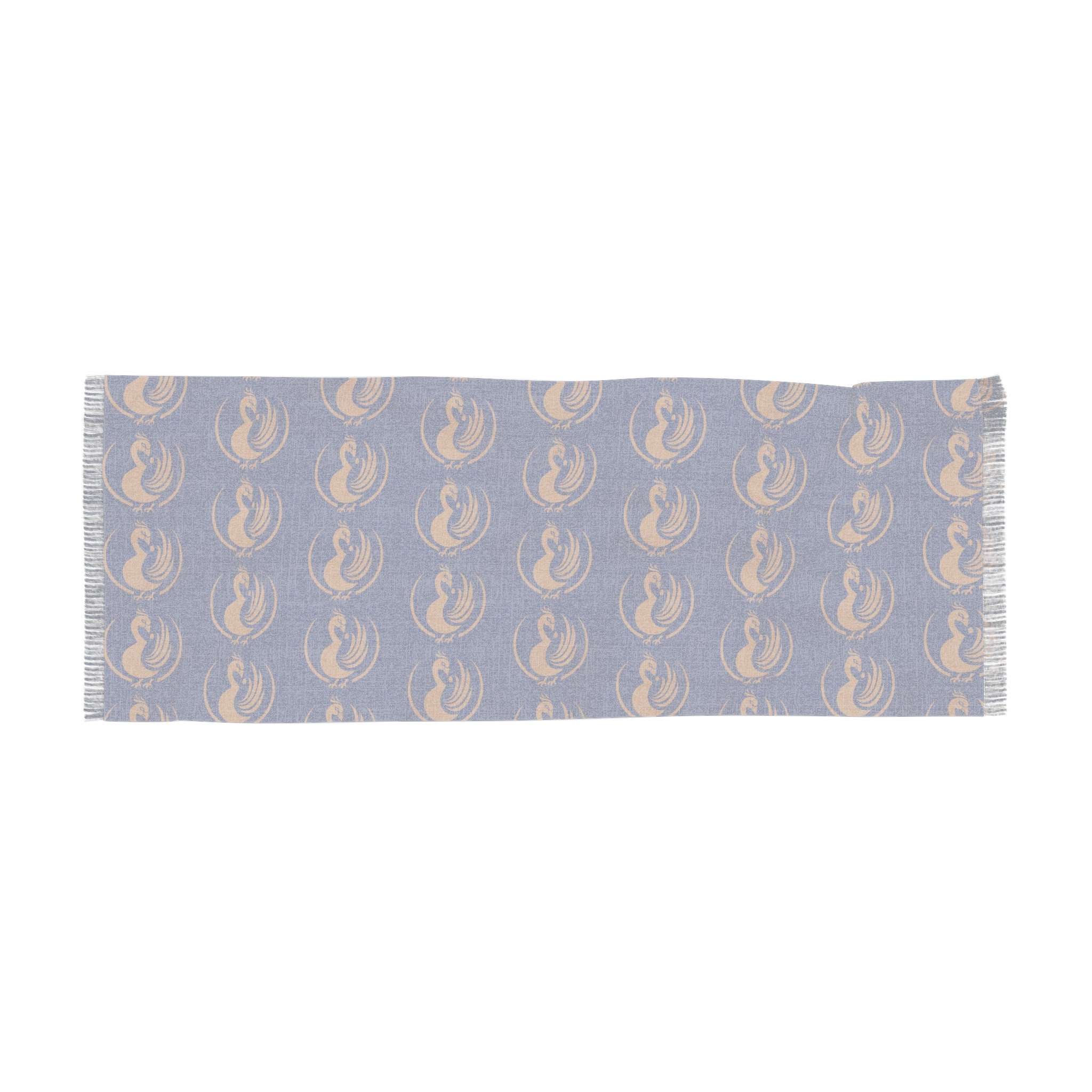 Adinkra Symbol Light Scarf, Beautiful Sankofa Bird Pattern Scarf With ...