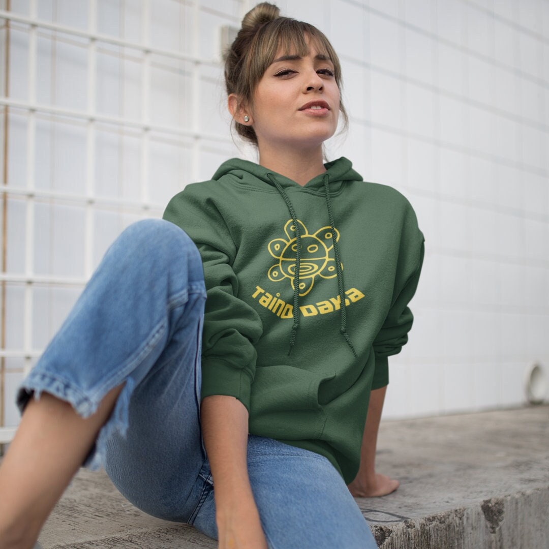 Taino Daka Sun God Unisex Hoodie, Unisex Hoodie With Taino Sun Symbol ...