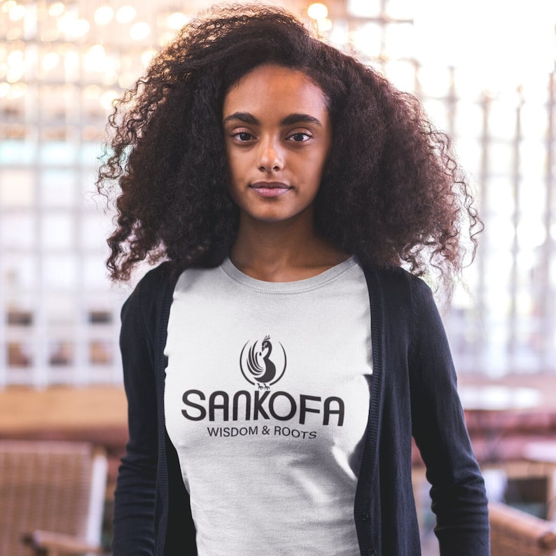 Adinkra Symbol Tshirt Sankofa Symbol, Wisdom & Roots, Afrocentric, Pan ...