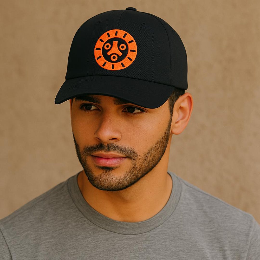 Taino Sun God Embroidered Dad Cap - Puerto Rican Pride Hat, Taino ...