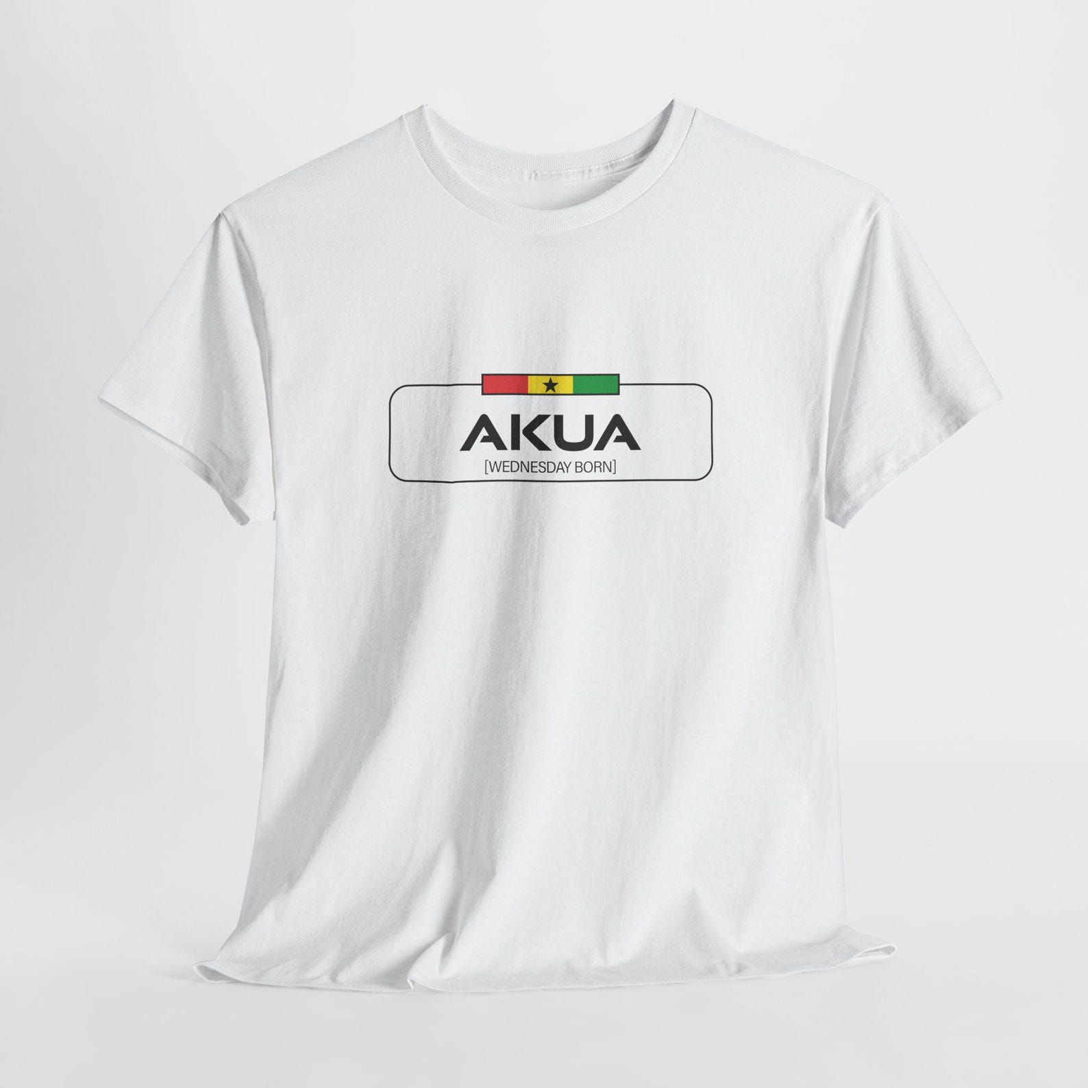 Akan Day Name Tshirt, [wednesday Born Female - Akua], Cotton Tee ...
