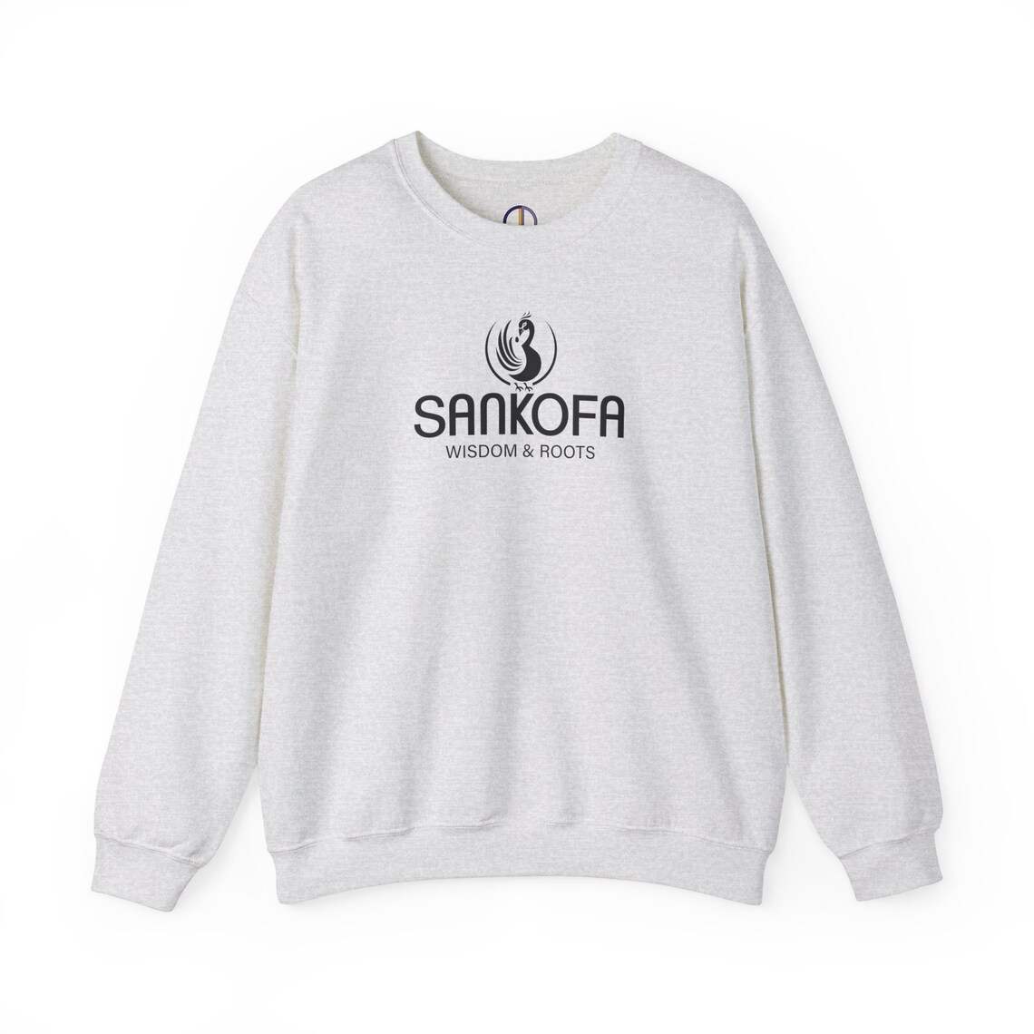 Adinkra Symbol Unisex Crew Neck Sweatshirt With Sankofa Symbol - Wisdom ...
