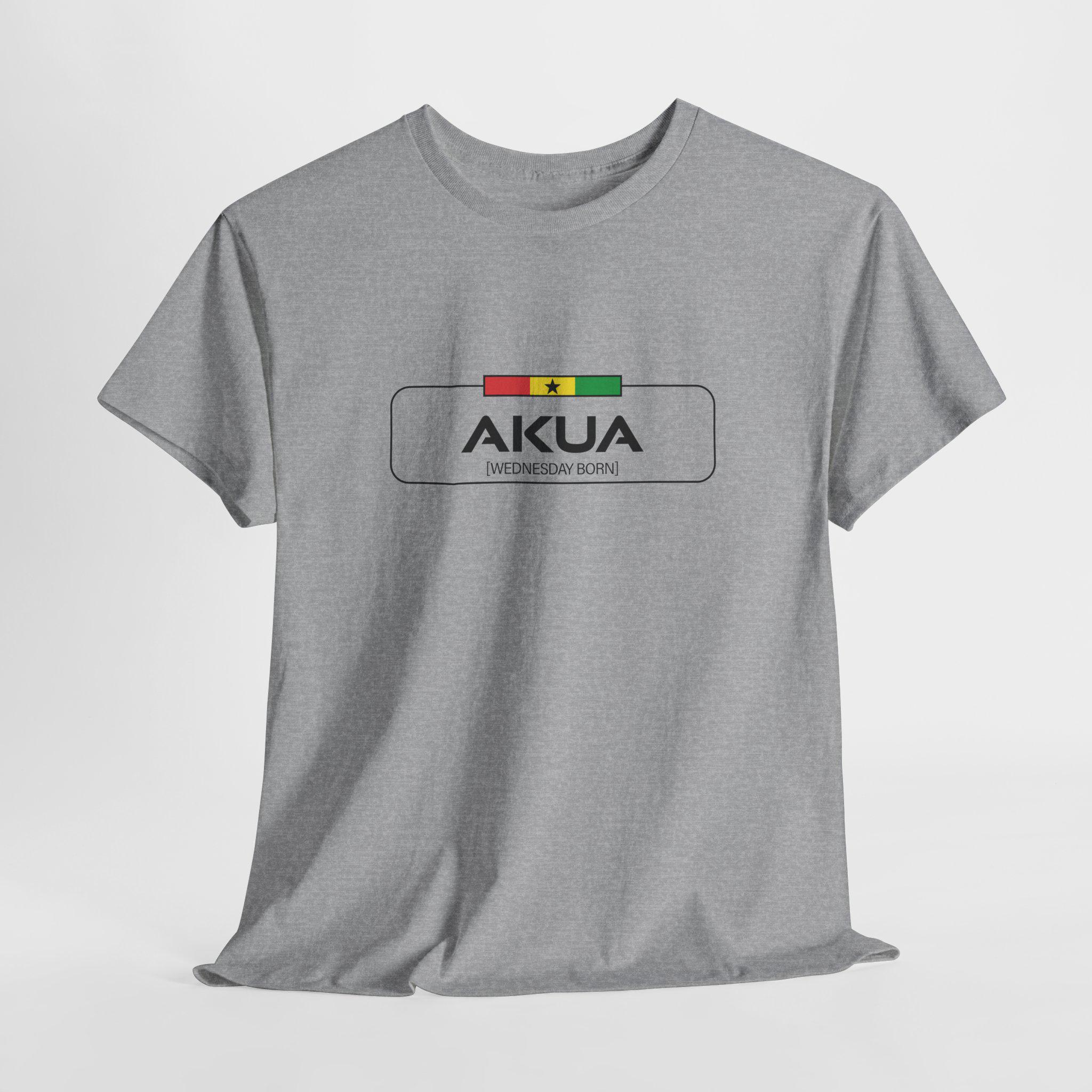 Akan Day Name Tshirt, [wednesday Born Female - Akua], Cotton Tee ...