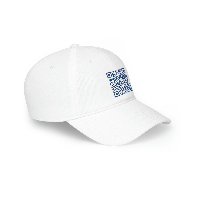 QR Code Low Profile Baseball Cap - Etsy