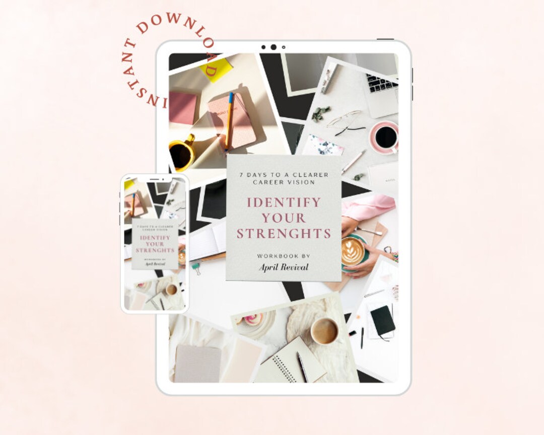 Identify Your Strengths - Digital and Printable Career Workbook for ...