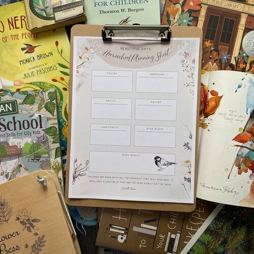 Charlotte Mason Homeschool Planner - Etsy