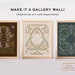 Trinity Knot Scripture Art Print | Floral Christian Wall Art (digital ...