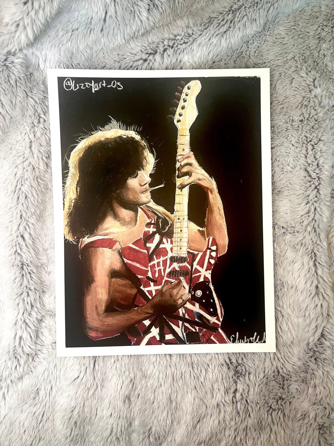 Eddie Van Halen Art Print - Etsy