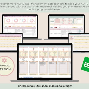 ADHD Task Tracker Spreadsheet | Task Management | Task Planning ...