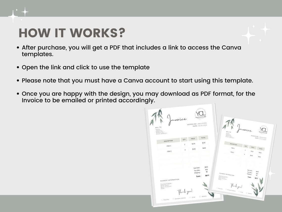 Editable Invoice Template | Business Receipt | Simple Invoice ...