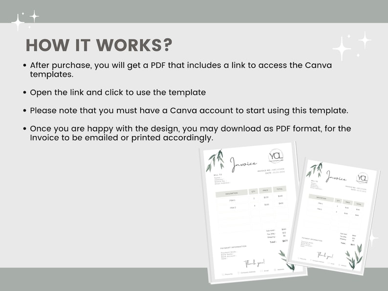 Editable Invoice Template | Business Receipt | Simple Invoice ...