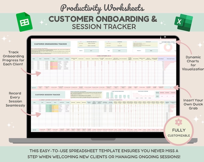 Onboarding Checklist Template for Google Sheets, Client Management ...