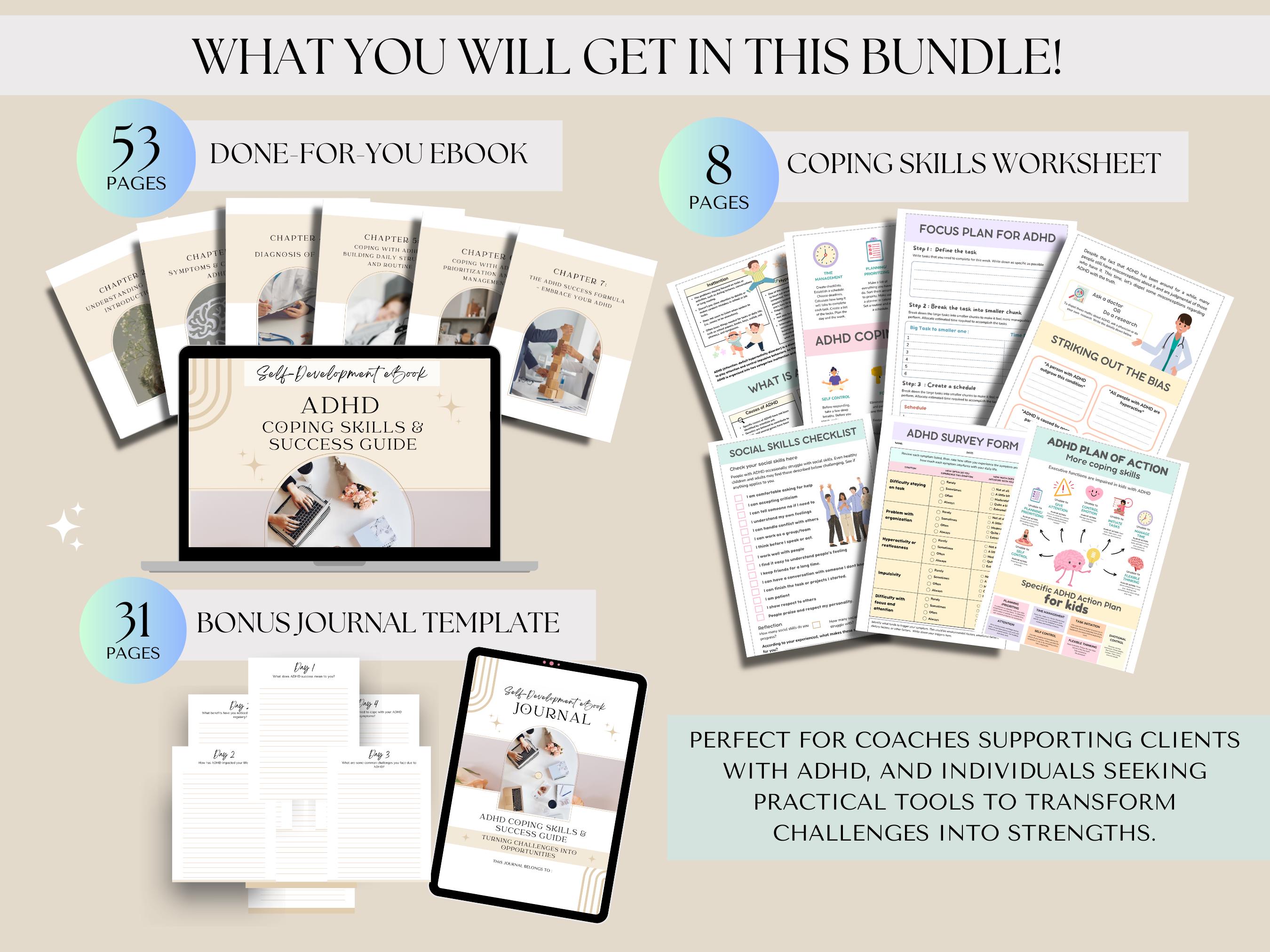 ADHD Coping Skills & Success Strategies Coaching Course Adult ADHD ...