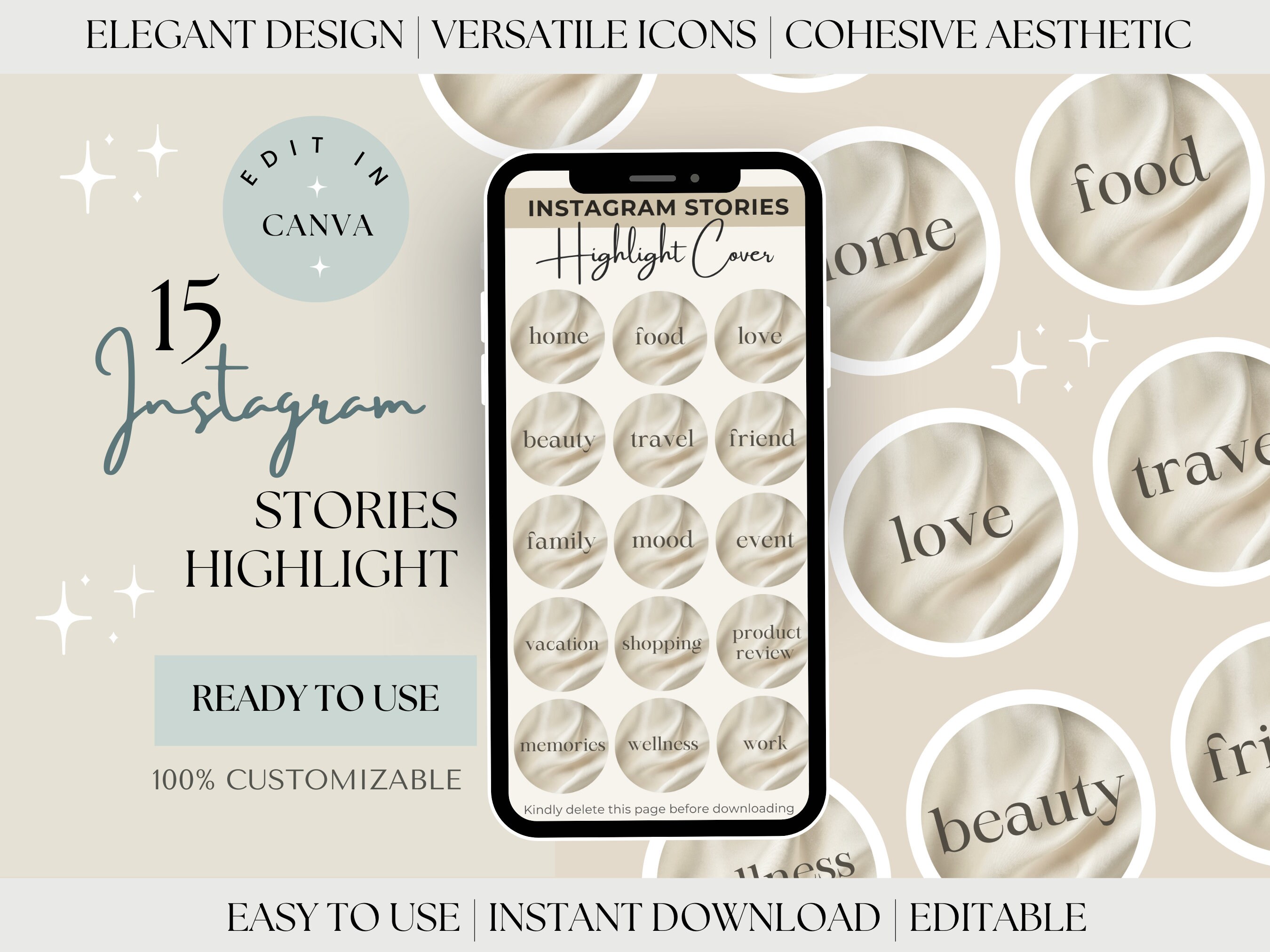 15 Aesthetic Instagram Highlight Covers | IG Story Covers | Aesthetic ...