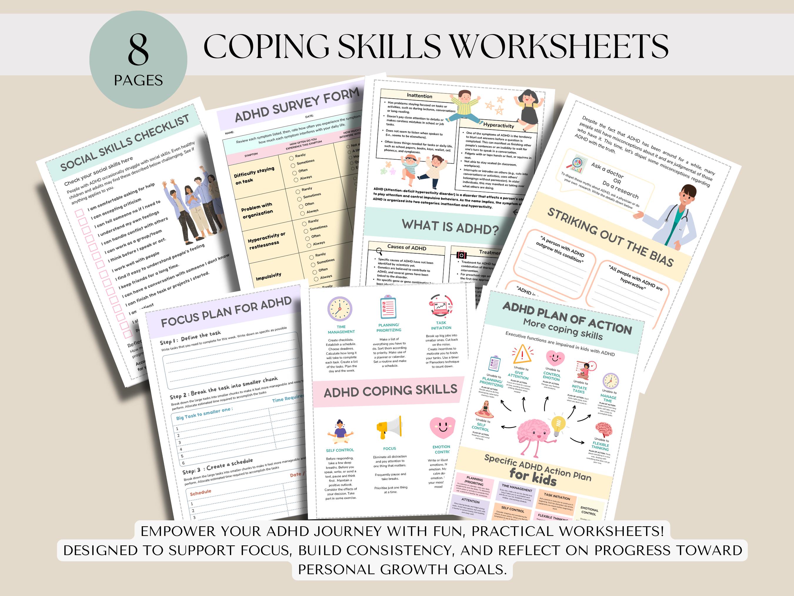 ADHD Coping Skills & Success Strategies Coaching Course Adult ADHD ...