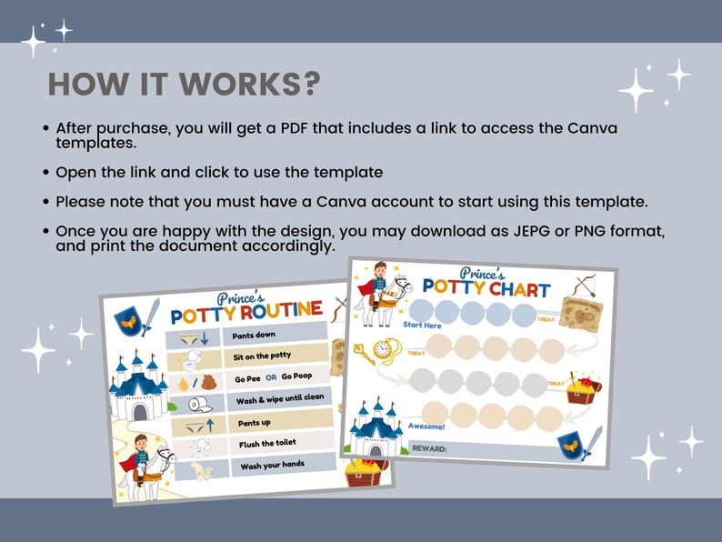 Editable Potty Training Chart | Printable Potty Chart | Toilet Training ...