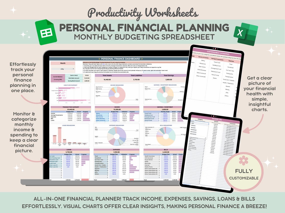 Personal Financial Planning | Financial Planner | Income Expense ...