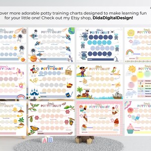 Editable Potty Training Chart | Printable Potty Chart | Toilet Training ...
