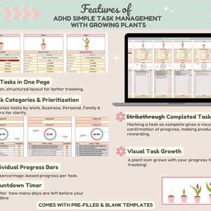 ADHD Task Tracker Spreadsheet | Task Management | Task Planning ...