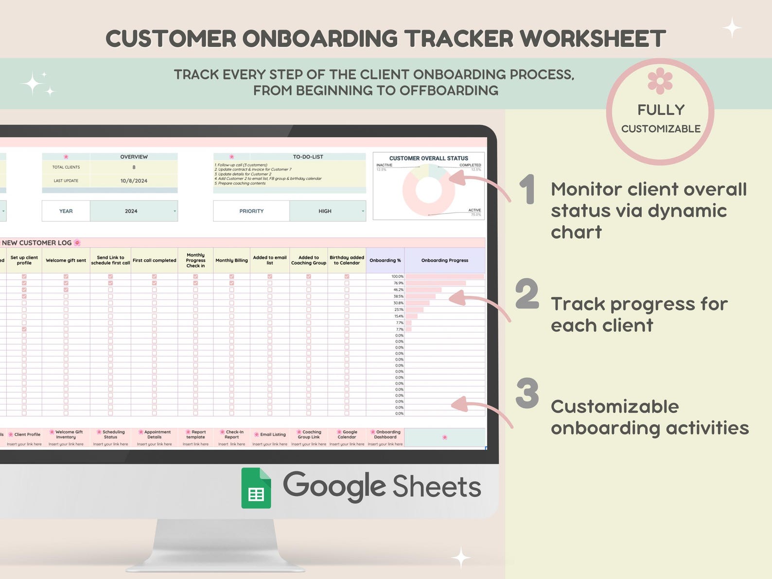 Customer Onboarding Tracker for Coaches | Client Session Management ...