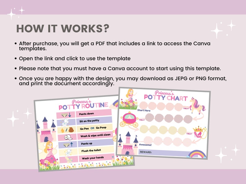 Editable Potty Training Chart | Printable Potty Chart | Toilet Training ...