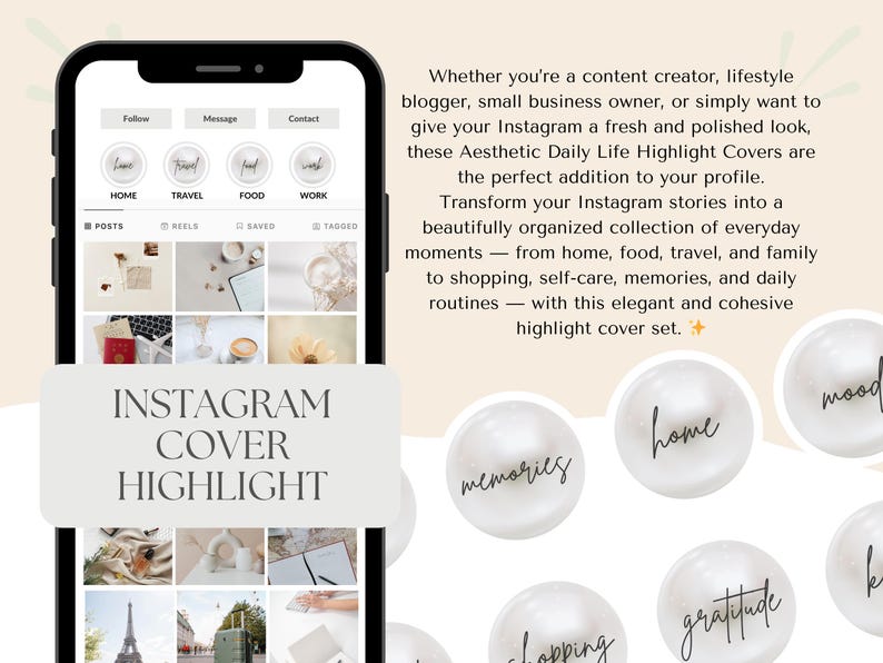 30 Instagram Highlight Covers, Social Media Daily Life Travel Icons, IG ...