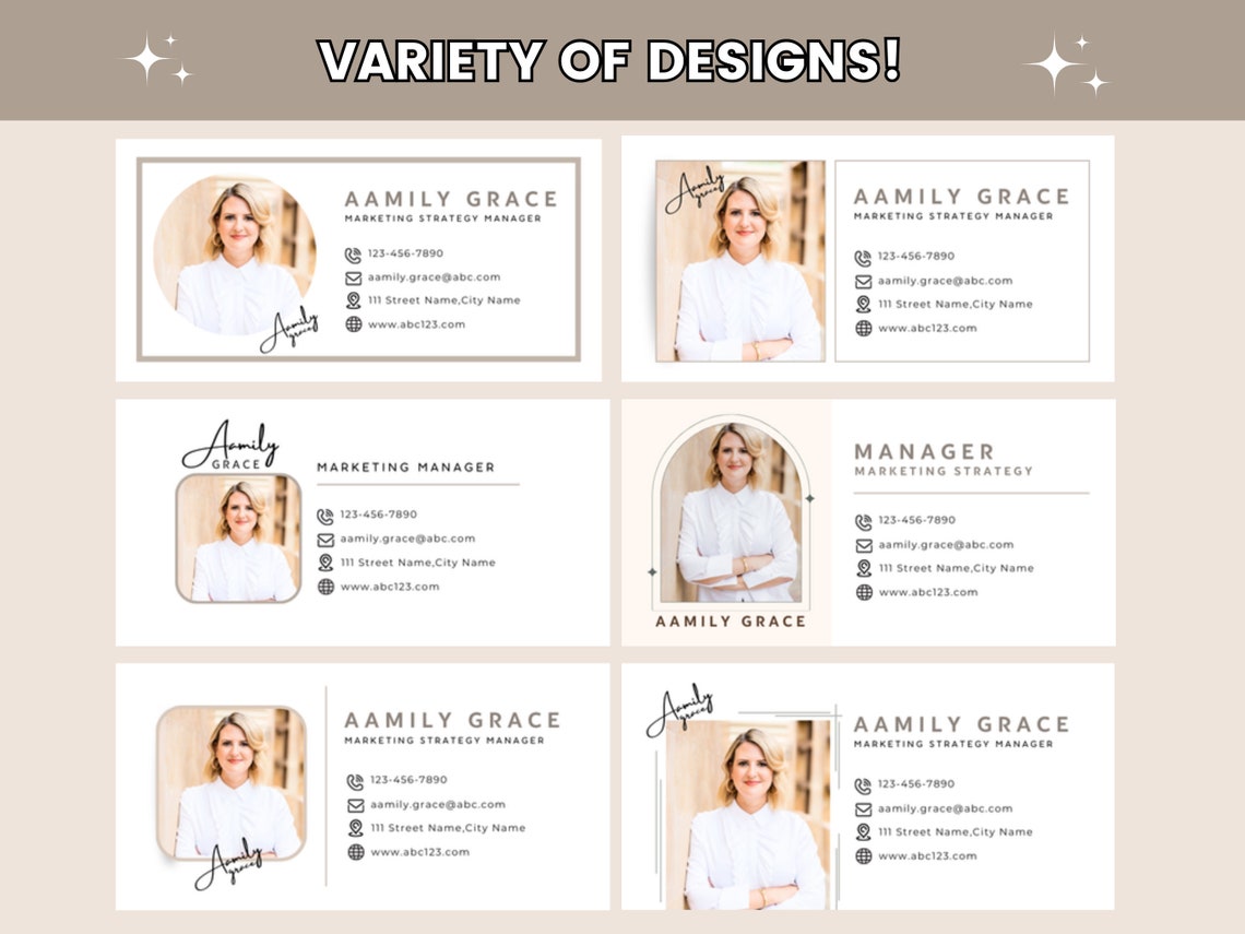 20 Professional Email Signature Templates With Photo | Outlook & Gmail ...