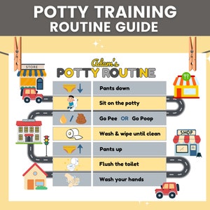 Editable Potty Training Chart | Printable Potty Chart | Toilet Training ...