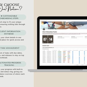 Notion Client Onboarding Tracker Customer Onboarding Checklist Notion Template Easy Business ...