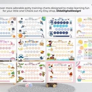Editable Potty Training Chart | Printable Potty Chart | Toilet Training ...