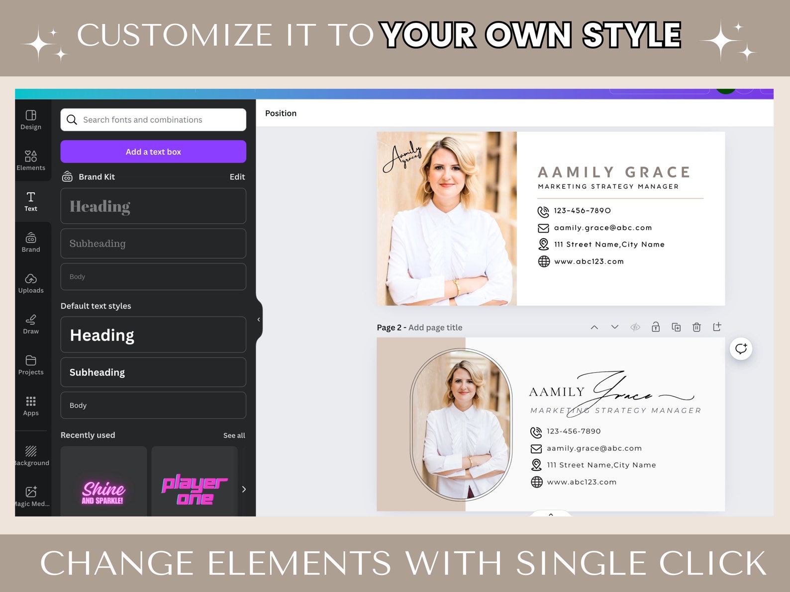 20 Professional Email Signature Templates With Photo | Outlook & Gmail ...