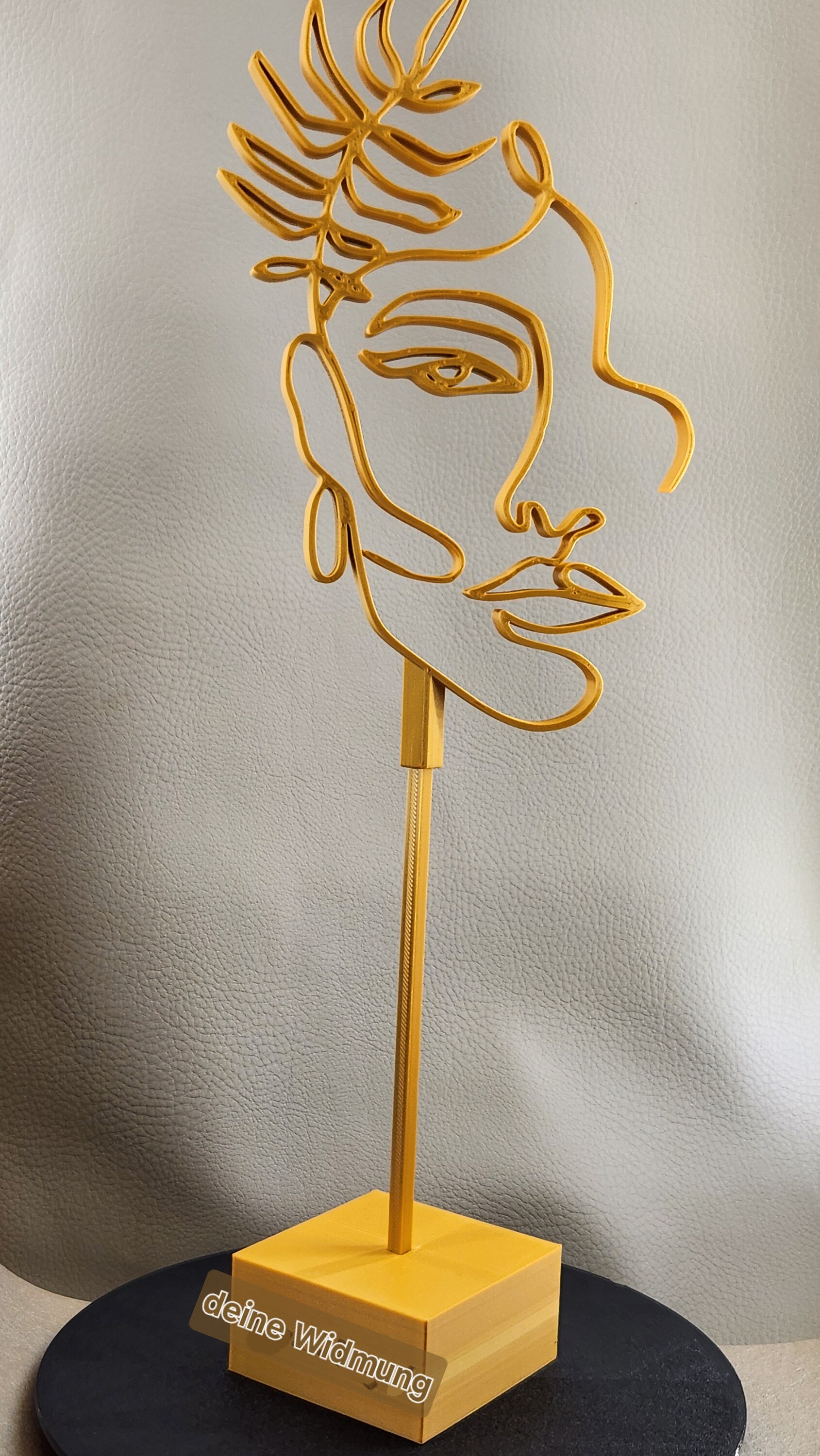 Stand Line Art Decoration Figure Face Abstract Woman Face Drawing ...