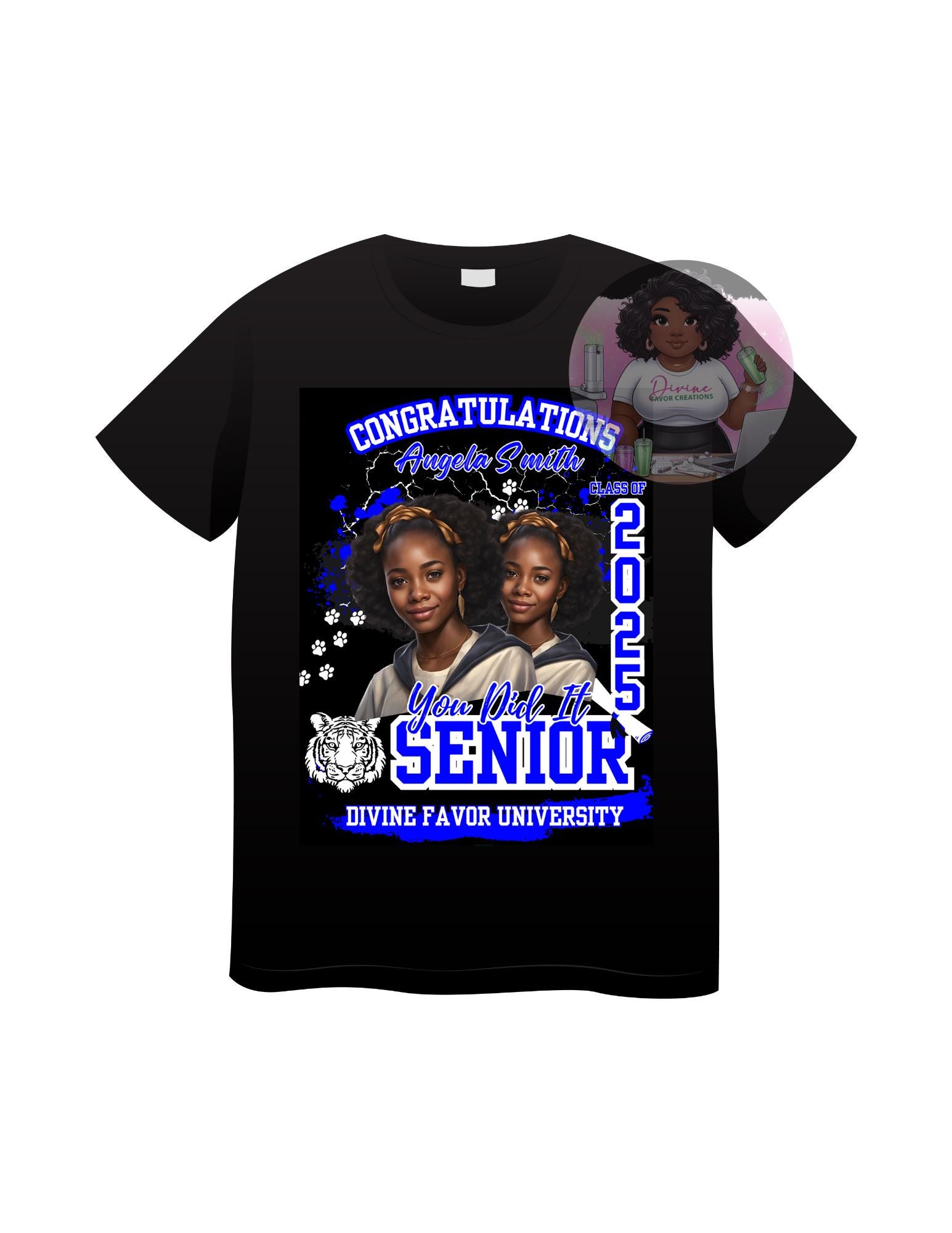 7 Graduation T-shirt Bundle Editable in Canva, 2025 Graduation T Shirt ...