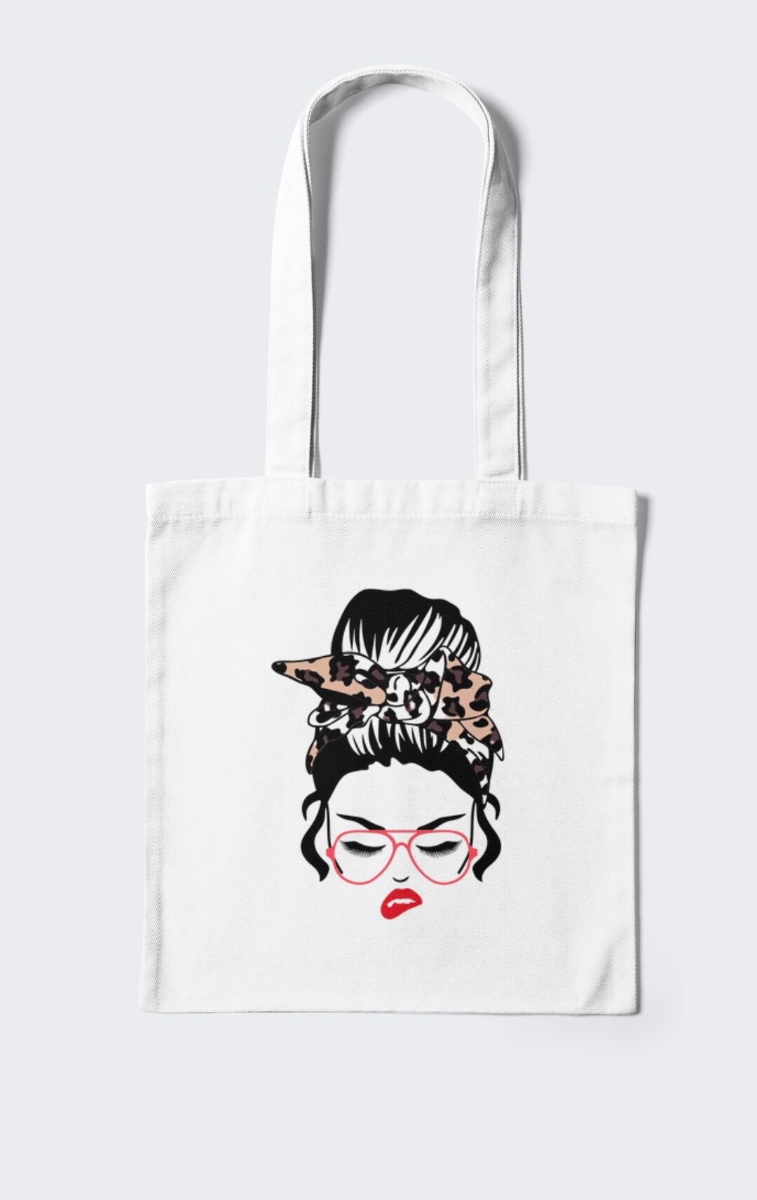 Messy Bun CUSTOM Tote Bags - Etsy