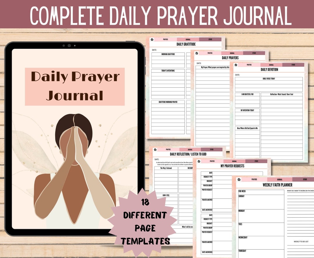 Prayer Planner, Digital Prayer Journal, Goodnotes Prayer Journal, Daily ...