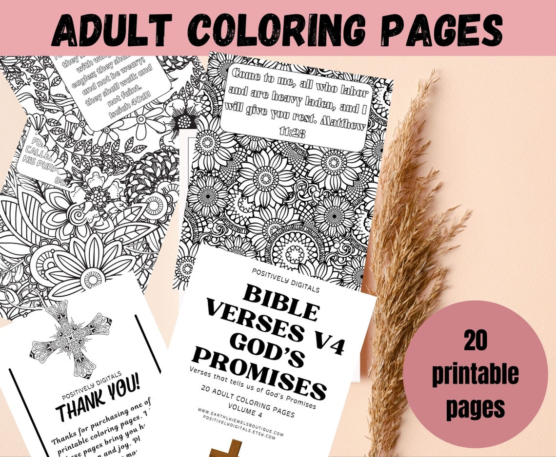 Bible Verse Coloring Book, Printable Bible Verse Coloring Pages ...
