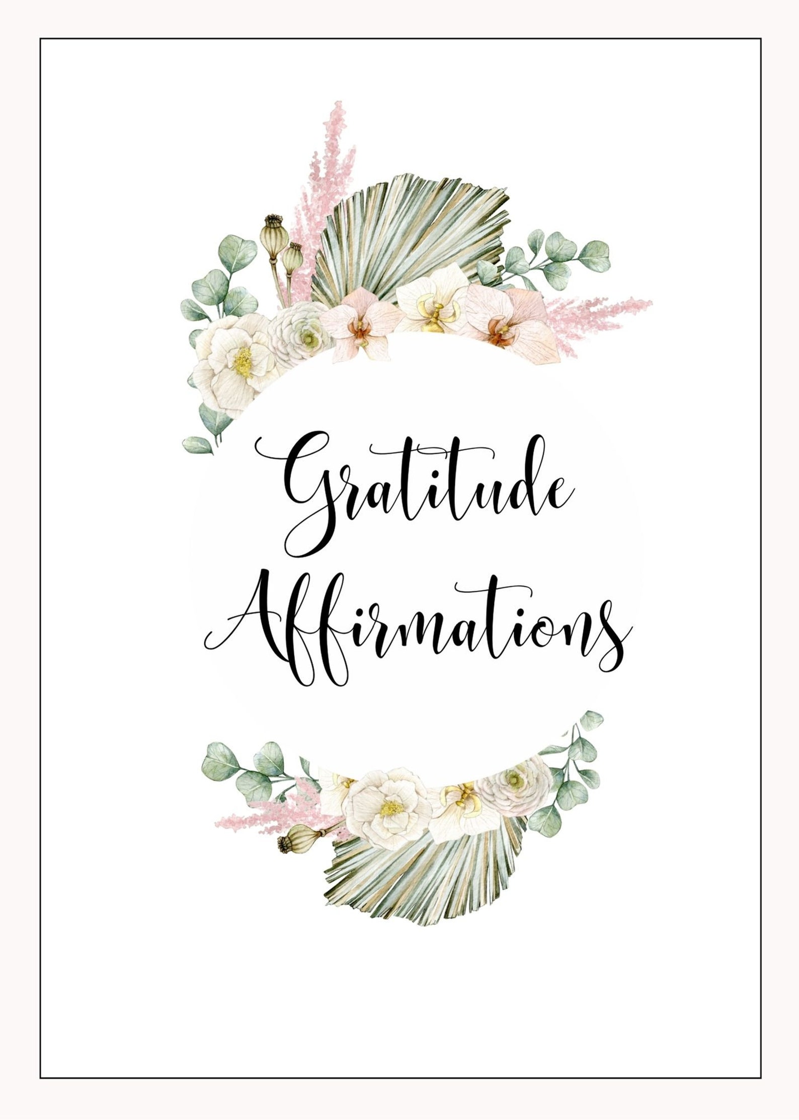 Boho Affirmations Card Deck, Printable Affirmations, Printable ...