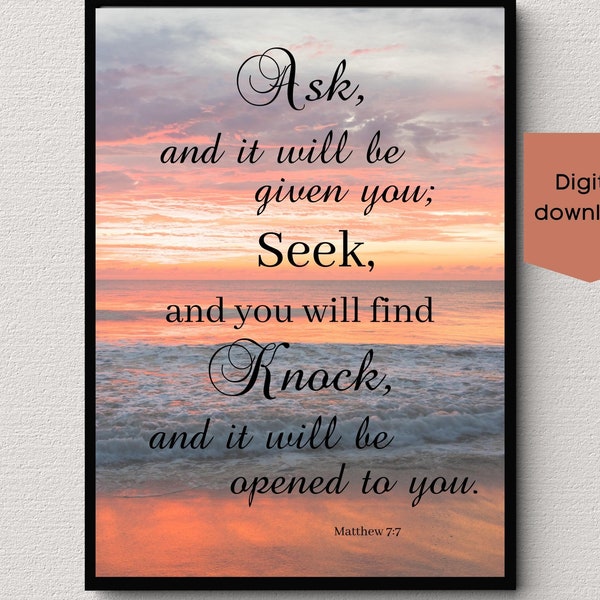 Bible Scripture Wall Art - Etsy