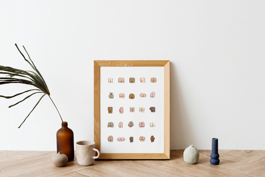 Butt Wall Art Print - Etsy