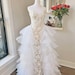 Detachable Ruffle Tulle Wedding Train | Bridal Overskirt for Two-in-one ...