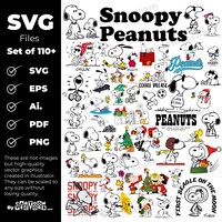 Snoopy Svg - Etsy