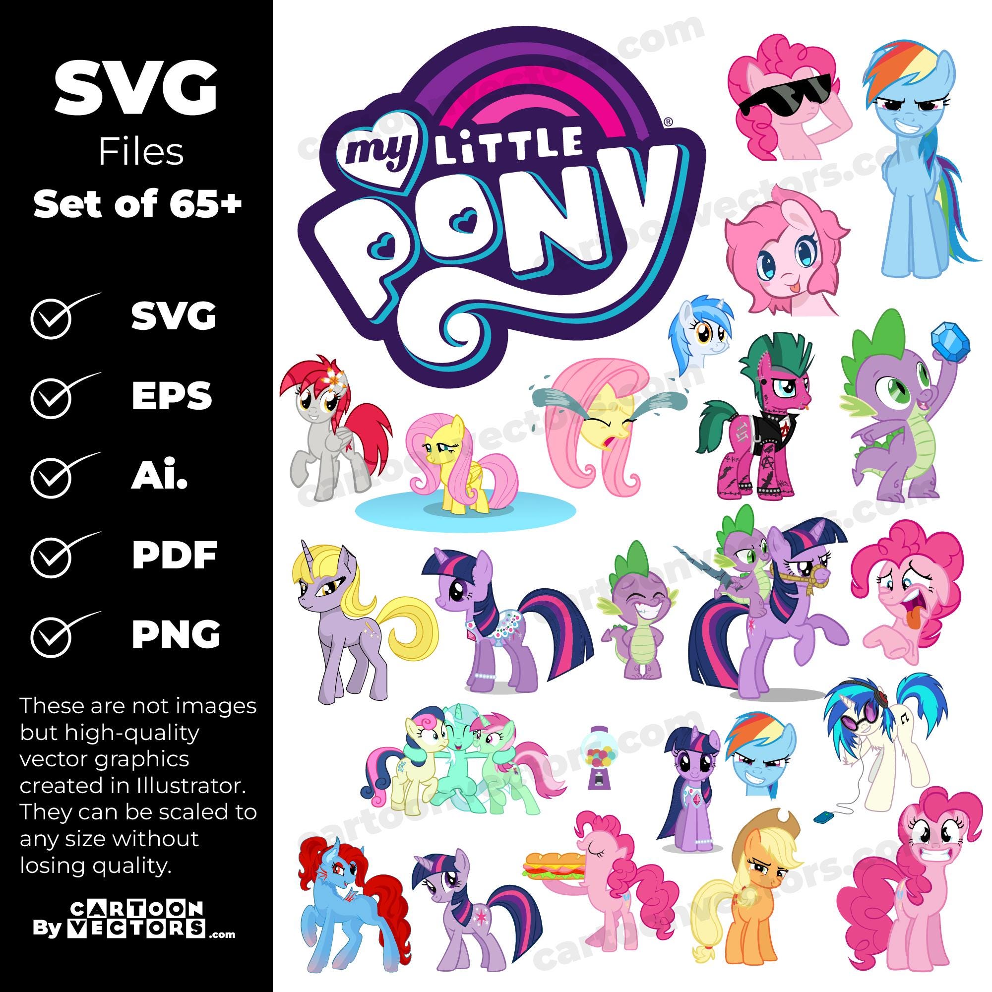 Mijn Kleine Pony Spike Kleurplaten Kids N Fun | Kleurplaat My Little