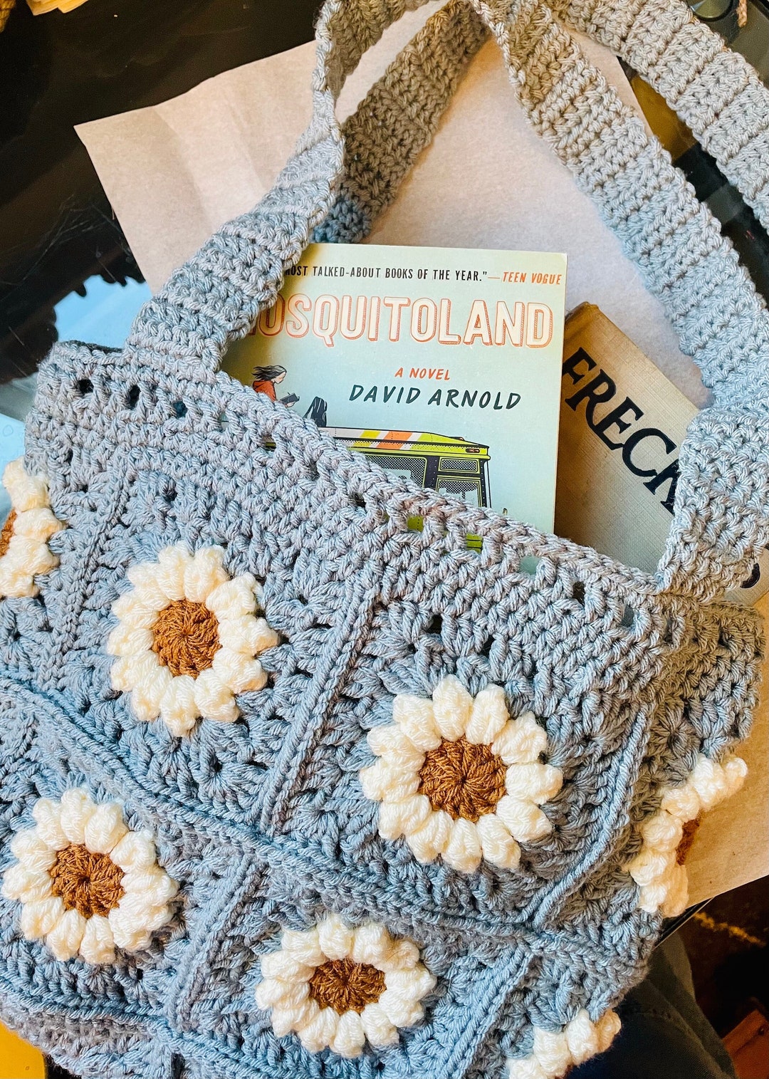 Crochet Tote Bag Pattern PDF Digital Download Large Market Bag Tutorial ...