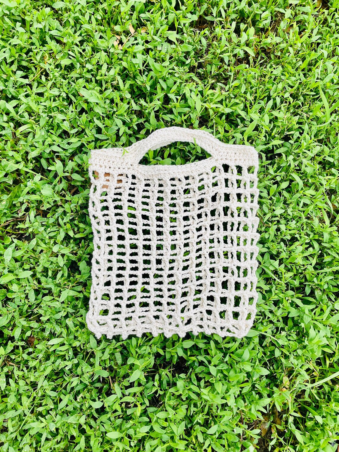 Small Crochet Net Bag Pattern 1 Hour Pattern Instant Download Crochet ...