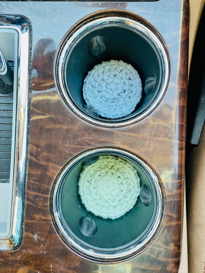 Crochet Car Coaster Pattern PDF Digital Download Coaster - Etsy